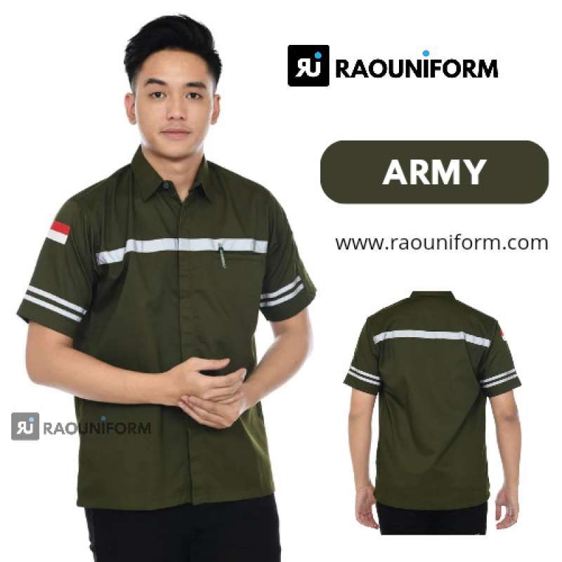 Promo Seragam Proyek K3/baju Kemeja Lapangan/baju Seragam Safety/kemeja ...