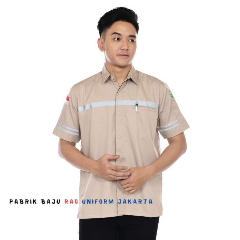 Promo Seragam Proyek K3/baju Kemeja Lapangan/baju Seragam Safety/kemeja ...