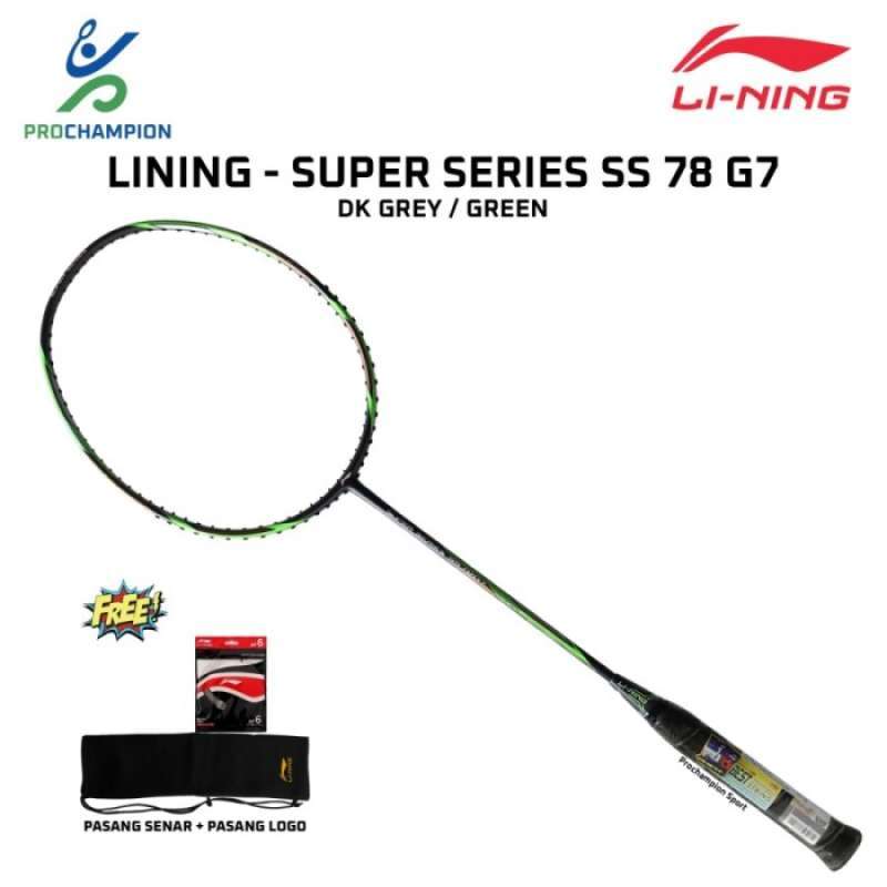 Promo Lining Ss 68 78 88 98 Gen 7 Raket Badminton O.r.ig.in.al - Ss 78 ...