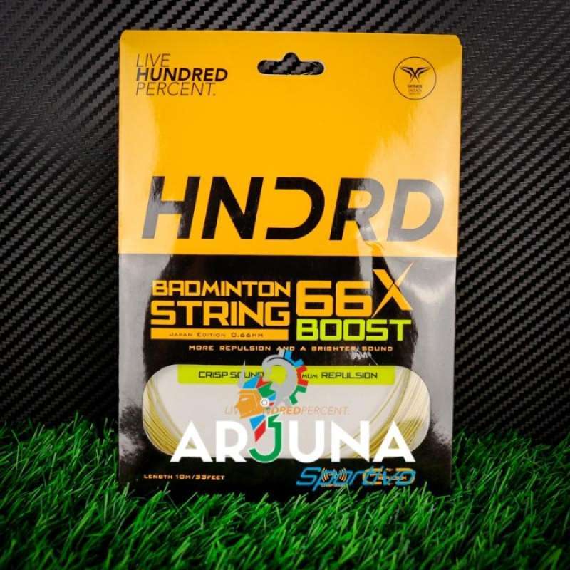 Promo Hundred Badminton String | 66x Boost | Senar Raket Hundred O.r.ig ...