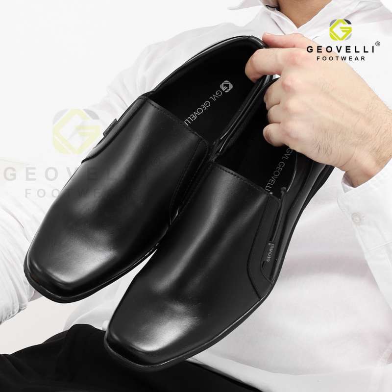 Promo Verish G-1944 Sepatu Pria Kerja Sepatu Kerja Pria Hitam Sepatu ...