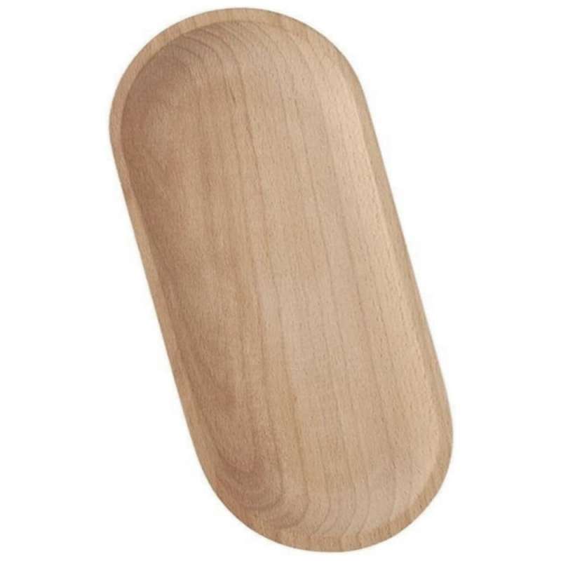 Jual Kuelxv Piring Kayu Solid Oval Japanese Wooden Dessert Plate 1pcs ...