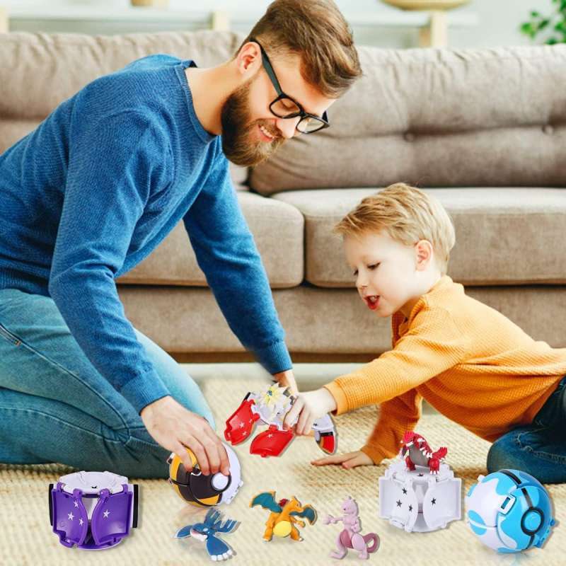 Jual Takara Mainan Pokemon Ball Pokeball Explosion Figure Tk75 Mainan ...