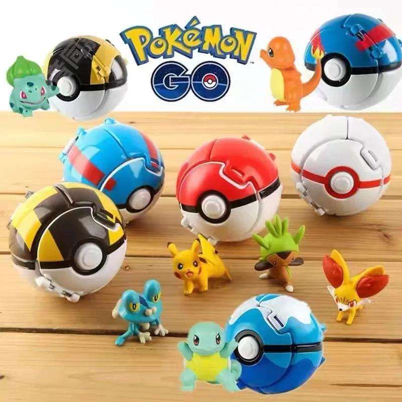 Jual Takara Mainan Pokemon Ball Pokeball Explosion Figure Tk75 Mainan ...