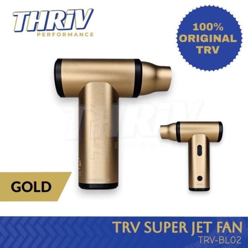Promo Trv Super Jet Fan 2 Mini Portable Blower Jetfan Termurah - Gold ...
