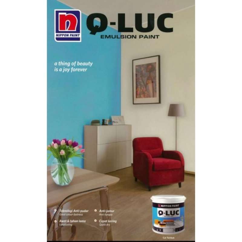 Jual Cat Tembok Nippon Paint Q-luc Semua Warna Ada | Qluc - 4,5 Kg ...