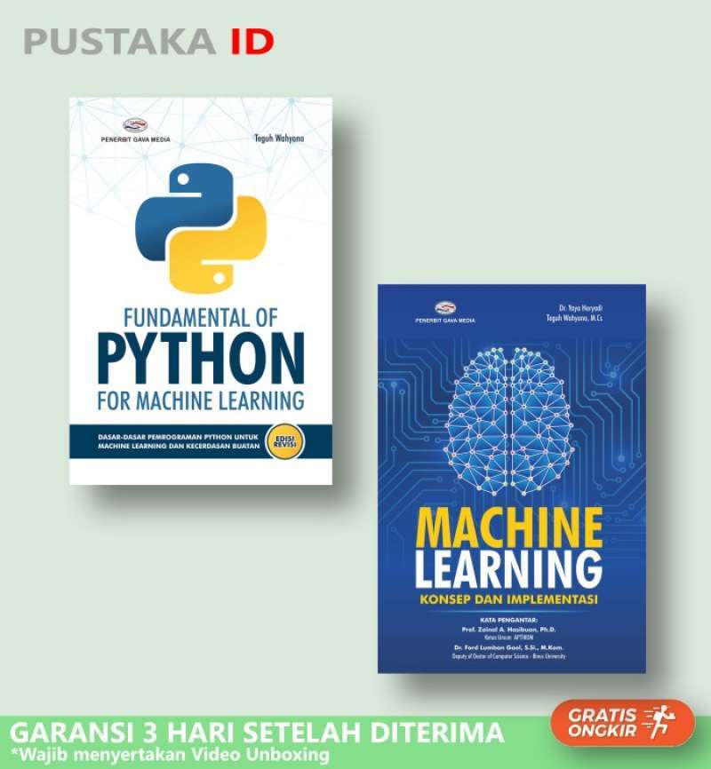 Jual Buku Paket Pemrograman Fundamental Of Python + Machine Learning Di Seller Rumix ...