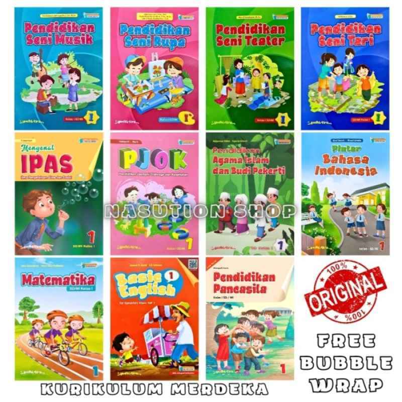 Jual Buku Pelajaran Kelas 1 Sd/mi Kurikulum Merdeka Penerbit Yudhistira Ori - Seni Rupa Di ...
