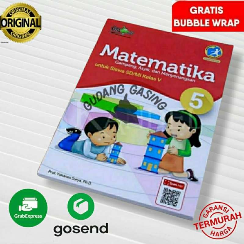 Jual Buku Matematika Gasing Sd 5 Kurikulum 2013 By Prof. Yohanes Surya ...