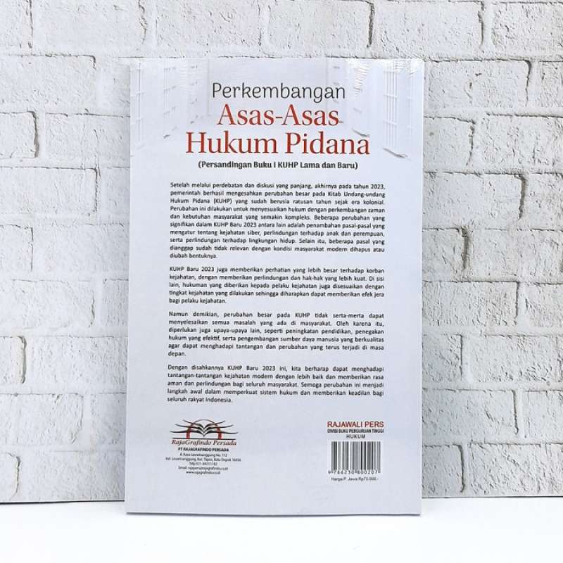 Jual Perkembangan Asas Asas Hukum Pidana - Eva Achjani Zulfa Di Seller Circlet - Cengkareng ...