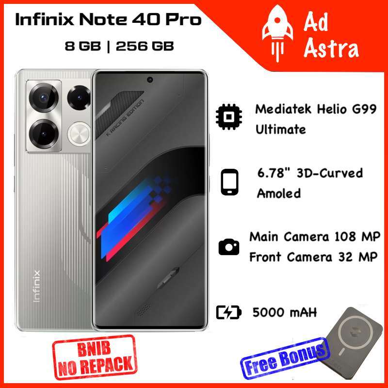 Promo Infinix Note 40 Pro 8/256gb - Curved 3d Amoled - Garansi Resmi ...
