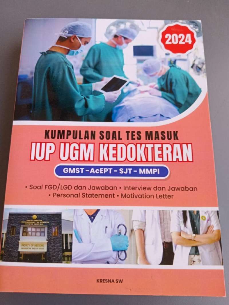 Jual Buku Soal Tes Iup Ugm Kedokteran Dan Umum Gmst Acept Sjt Mmpi 2023 Di Seller Rumix