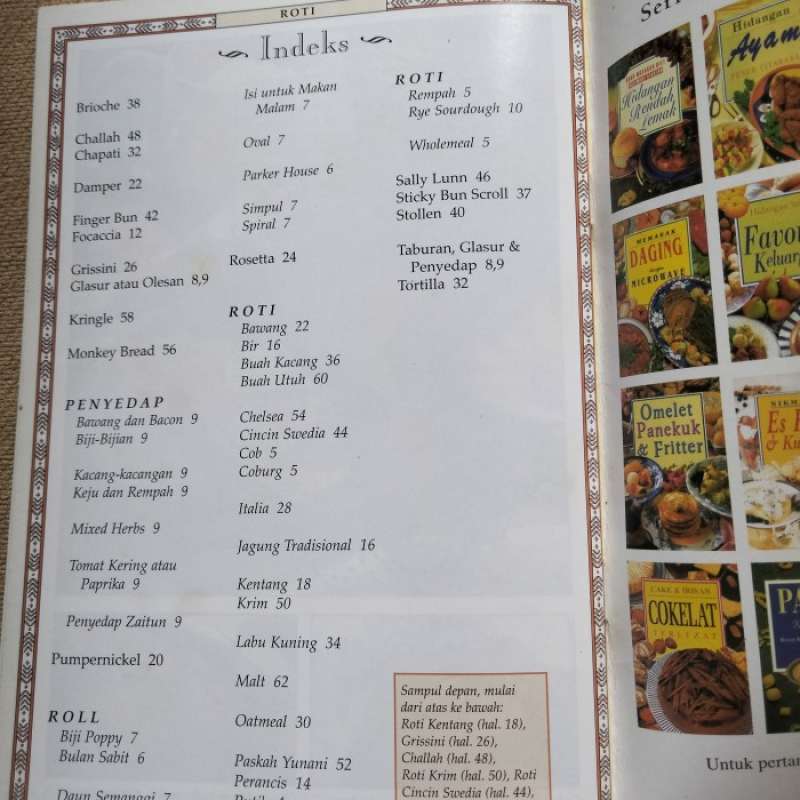 Jual Majalah Resep Makanan Â€œesensial Klasik Rotiâ€ (q) Di Seller ...