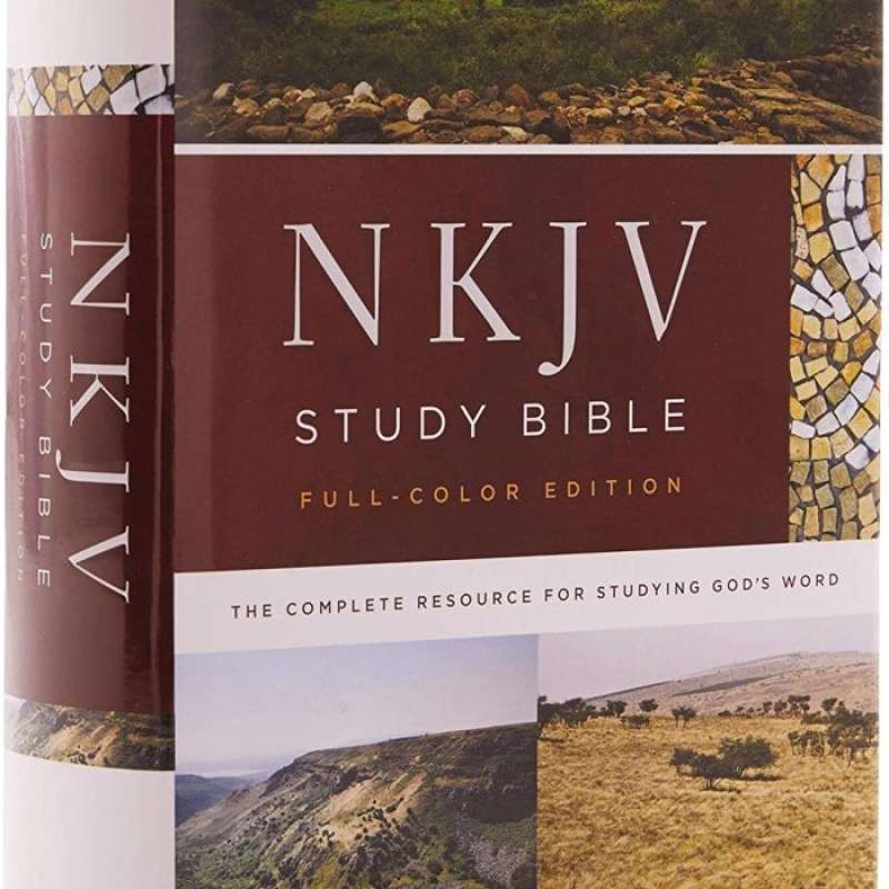 Jual Nkjv Study Bible, Hardcover, Full-color, Red Letter Edition ...