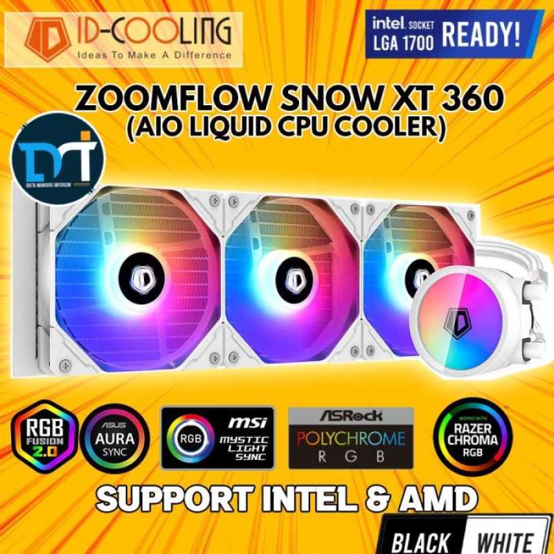 Promo Id Cooling Zoomflow 360 Xt Snow - Aio Liquid Cpu Cooler For Intel &amd Diskon 23% Di ...
