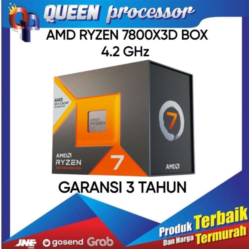 Promo Ccesor Amd Ryzen 7 7800x3d Box 4.2ghz Socket Am5 Diskon 23% Di ...