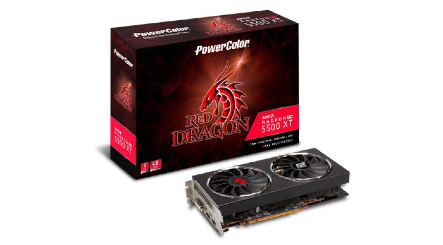 Promo Powercolor Rx 5500xt Red Dragon 8gb Ddr6 128bit Radeon Vga Card ...