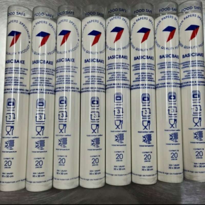 Promo Baking Paper Seven Kertas Baking Kue 40x60, 40 X 60 Isi 20 Lembar ...