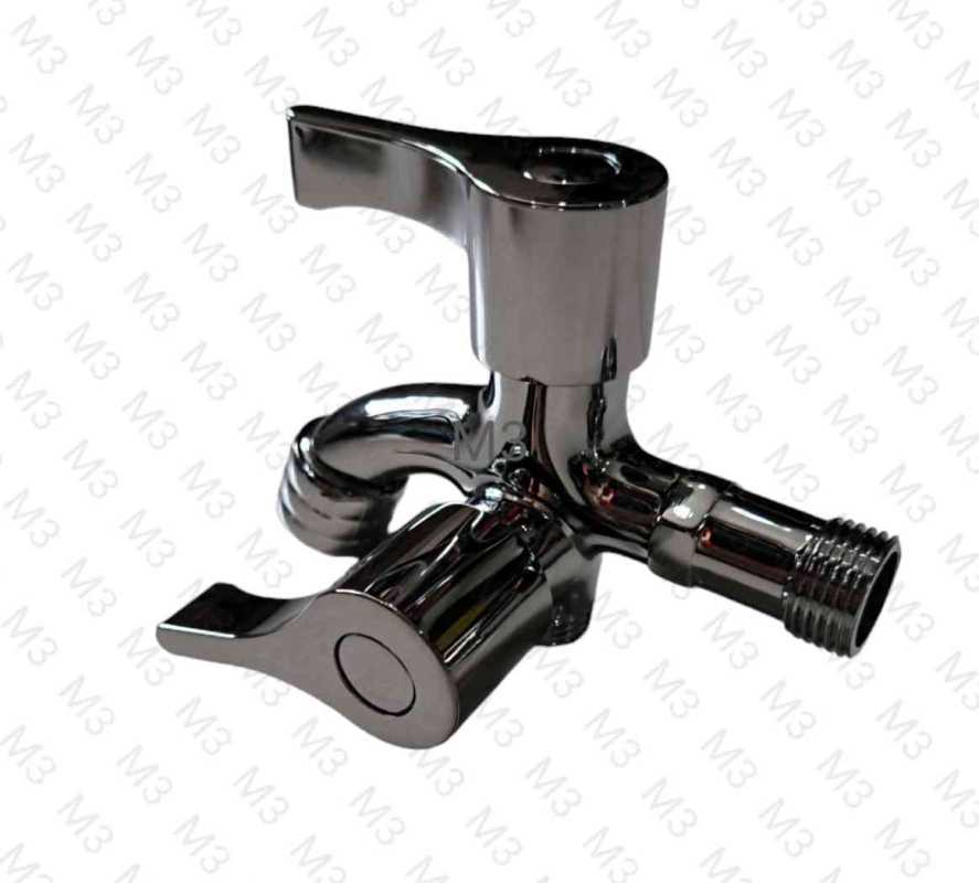 Jual Keran Air Cabang/keran Double/kran Mandi/keran Shower Mandi Croem Di Seller ...