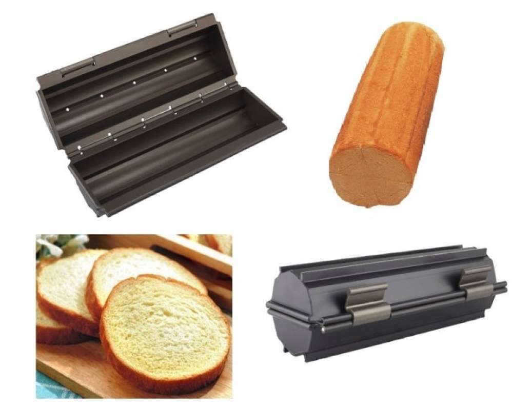 Promo Bread Pan Round Cylinder / Loyang Roti Non Stick Bentuk Bulat ...