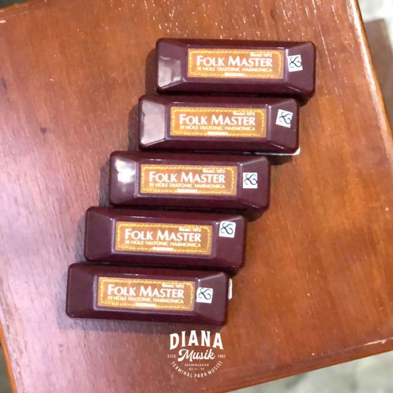 Jual Harmonica Suzuki Folk Master 10 Holes Diatonic Various Keys ...