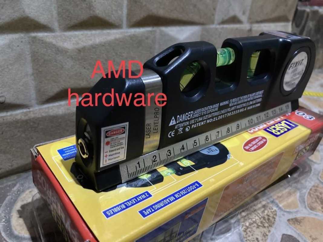 Jual Penggaris Waterpass Meteran 3m Dgn Laser Fixit (tekiro,stanley ...
