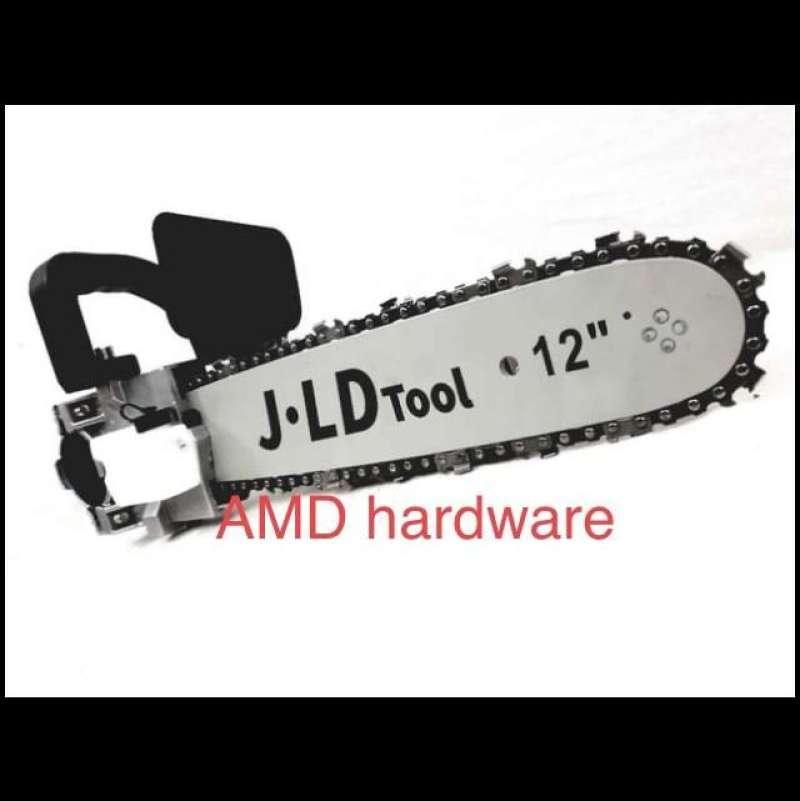 Jual Electric Mini Chain Saw Adapter Gerinda Gergaji Kayu 12 Jld ...