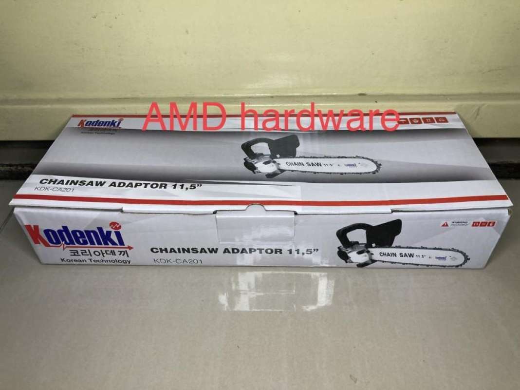 Jual Electric Mini Chain Saw Adapter Gerinda Gergaji Kayu 12 Jld ...