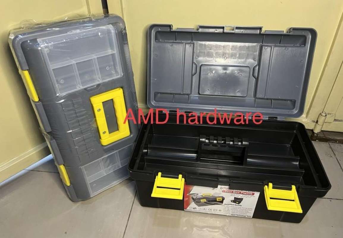 Jual Tool Box Plastik 17 & 16 Toolbox Kit Set Kotak Peralatan Perkakas ...