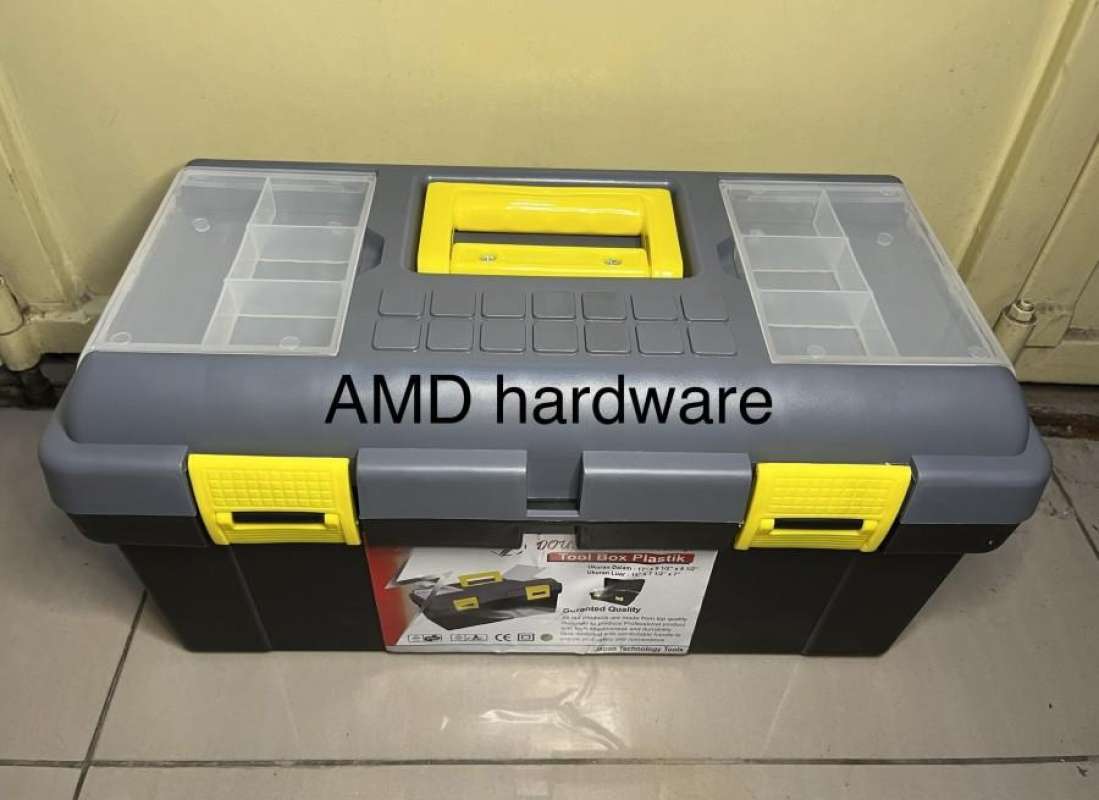 Jual Tool Box Plastik 17 & 16 Toolbox Kit Set Kotak Peralatan Perkakas ...