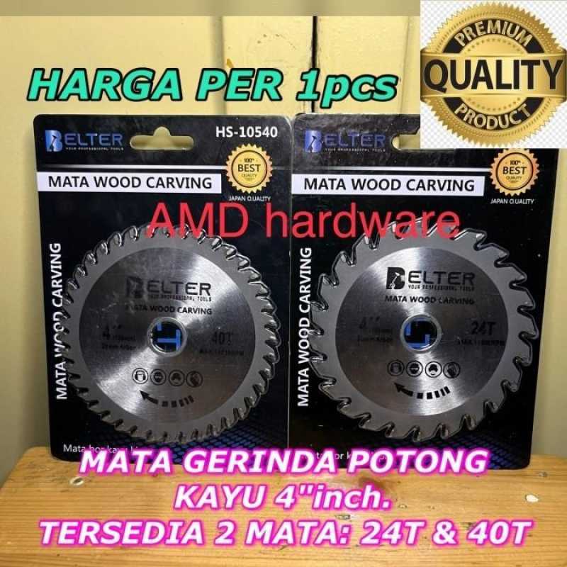 Jual Mata Gerinda Potong Kayu Triplek 4 Inch 24t 40t Wood Carving Saw ...