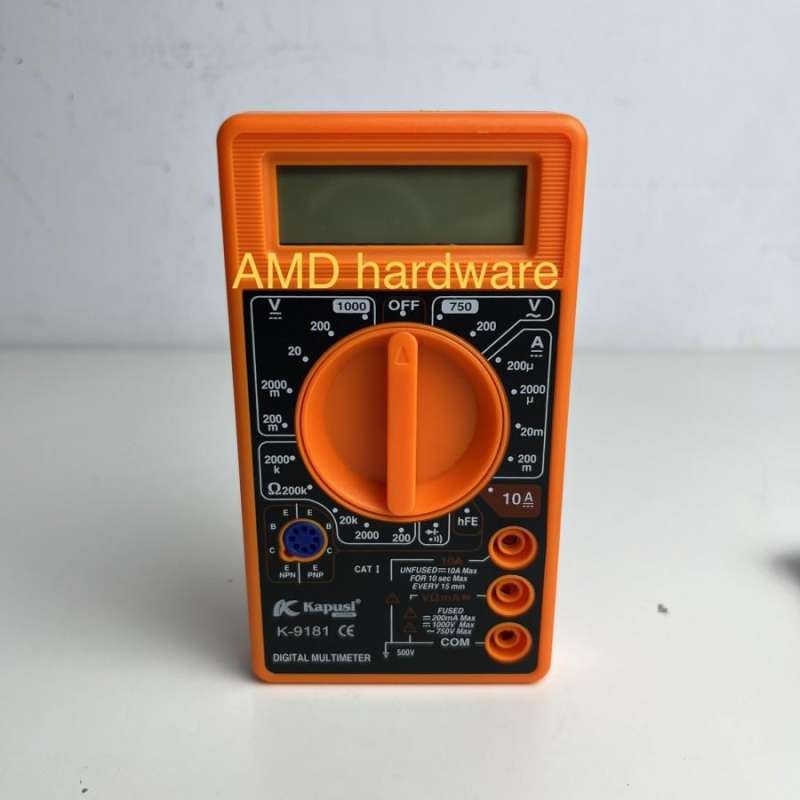 Jual Multimeter Digital Clamp Multi Tester Baterai Avo Meter 1000 V ...