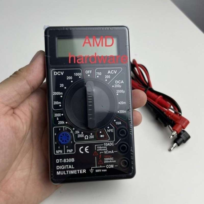 Jual Multimeter Digital Clamp Multi Tester Baterai Avo Meter 1000 V ...
