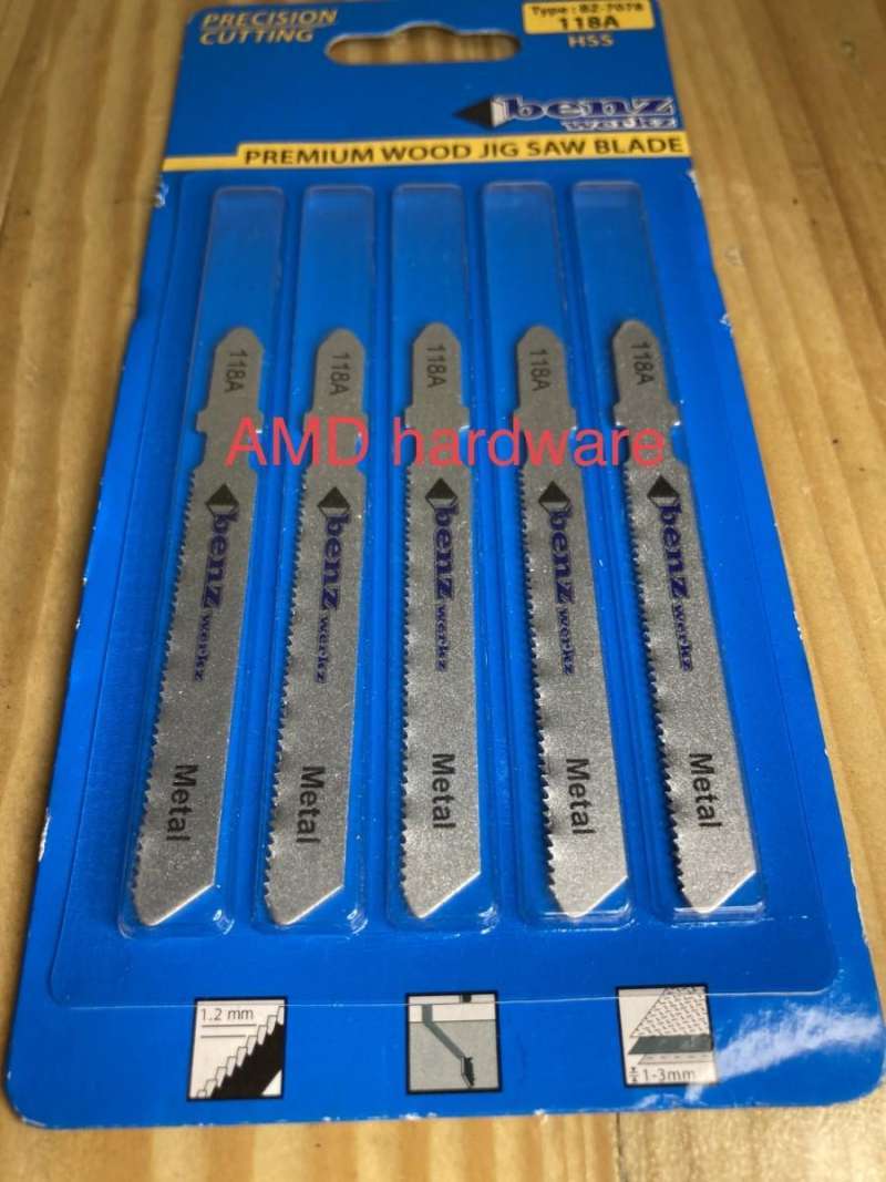 Jual T111c T118a Mata Jigsaw Gergaji Metal Kayu Besi Set Benz Jig Saw ...