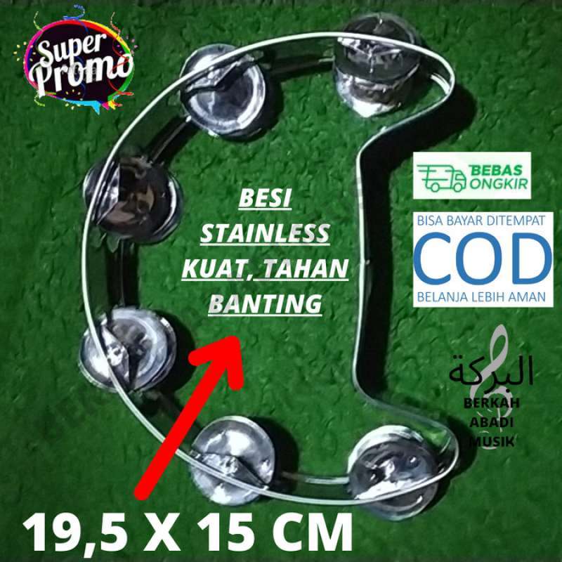 Jual Tamborin Kecrek Tamborin Kecrekan Tamborin Kicrik Tamborin ...