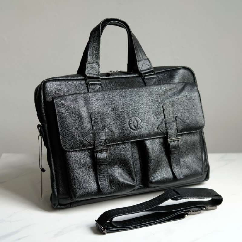 Jual Tas Kerja Tas Laptop Pria Xavi Kulit Asli Pull Up Sendy Leather ...