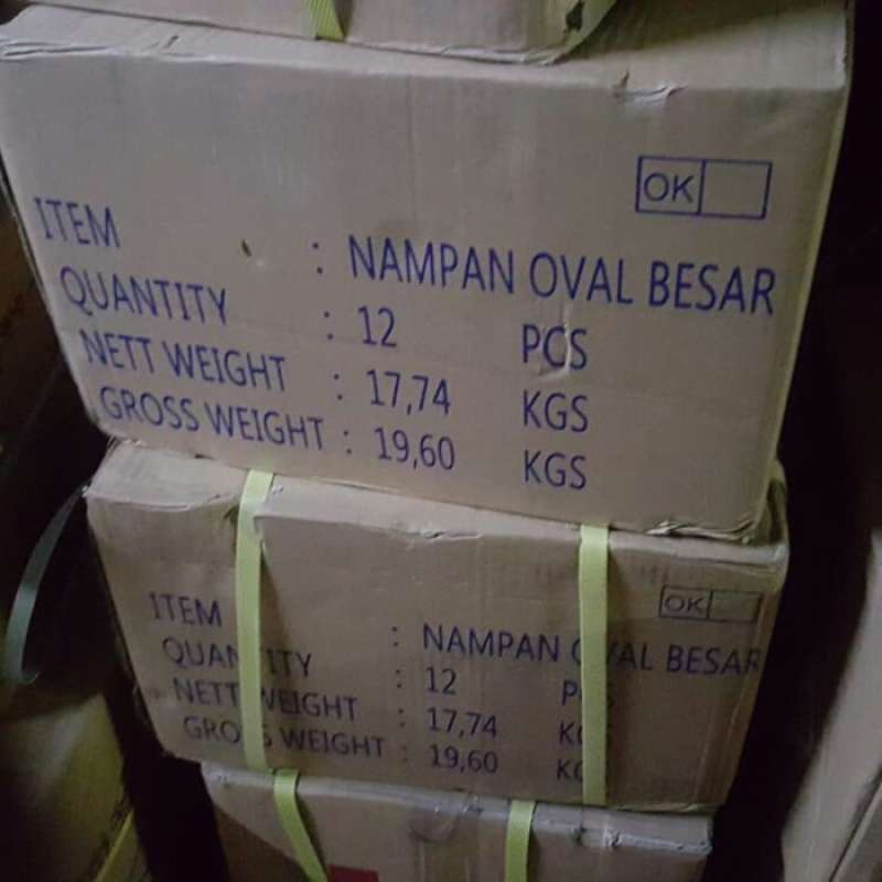 Promo Hot Plate Oval Halus Besar Satu Dus Isi 12pcs Diskon 23% Di ...