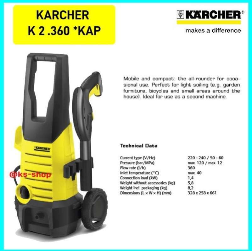 Promo Karcher K2.360 / Karcher K 2.360 Terbaik Diskon 4% Di Seller Haveart - Kebon Kacang, Kota ...