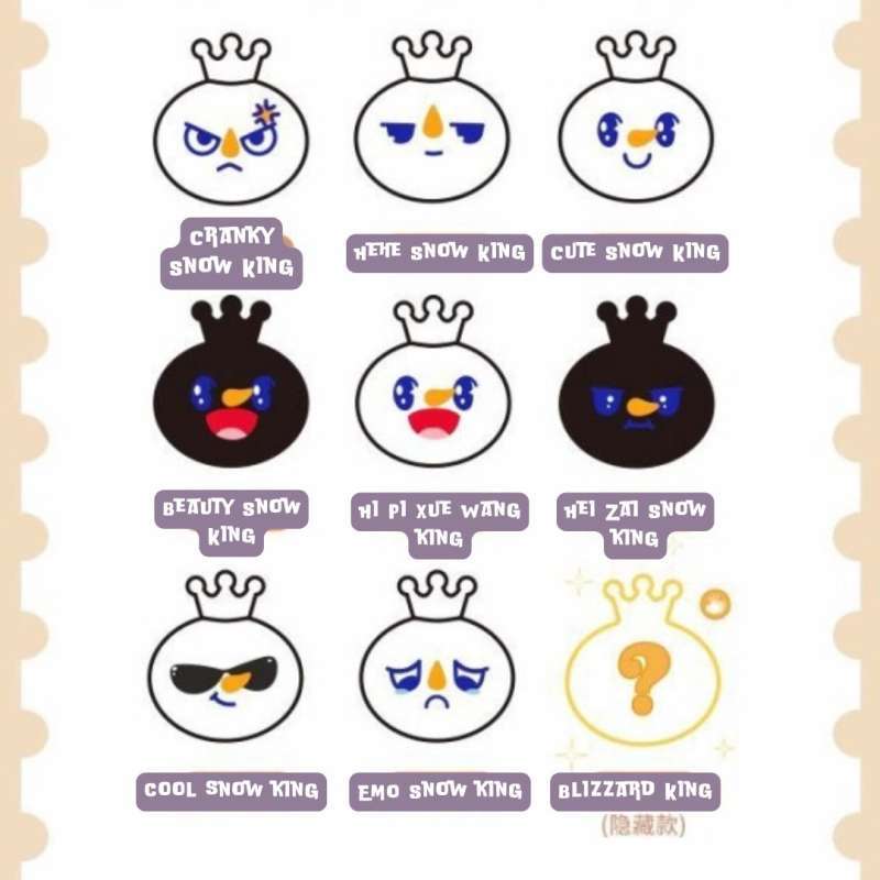 Jual Mixue Fridge Magnet Series Jaki Honey Snow Ice City Snow King Ice ...