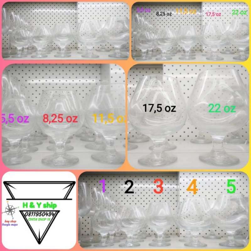 Promo Gelas Brandy/glass Brandy/ballon Glass/gelas Anggur/gelas Cognag ...