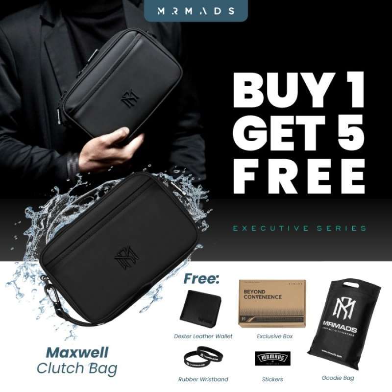 Promo - Maxwell Clutch Bag Beyond Convenience - Pouch Pria Wanita ...