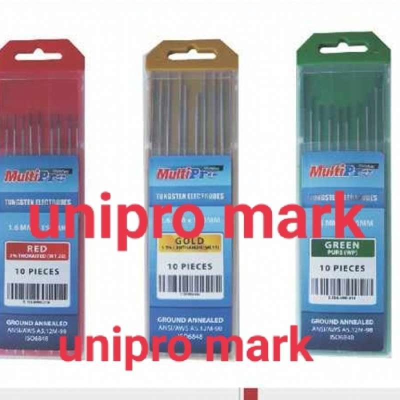 Promo Tungsten Electrode 2.4 Mm Red 1box Isi 10 Pcs Multi Diskon 23% Di ...