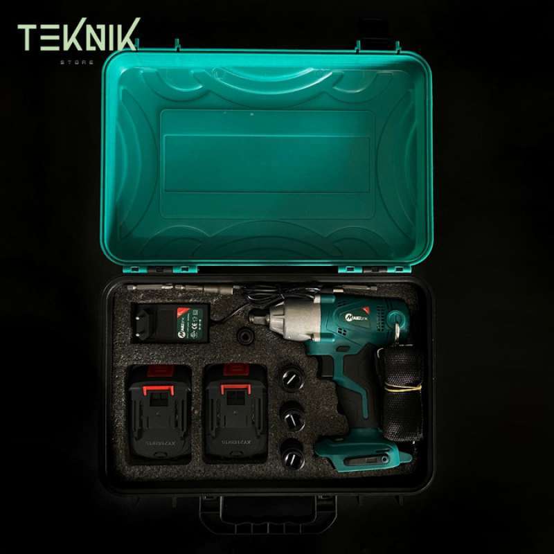 Promo Pembuka Baut Baterai 21 Volt Mailtank Sh-53 / Impact Wrench ...