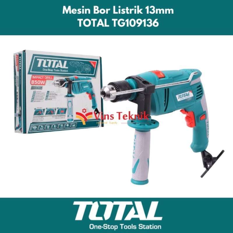 Promo Mesin Bor Tembok Tangan Listrik 13mm Variable Speed Total ...