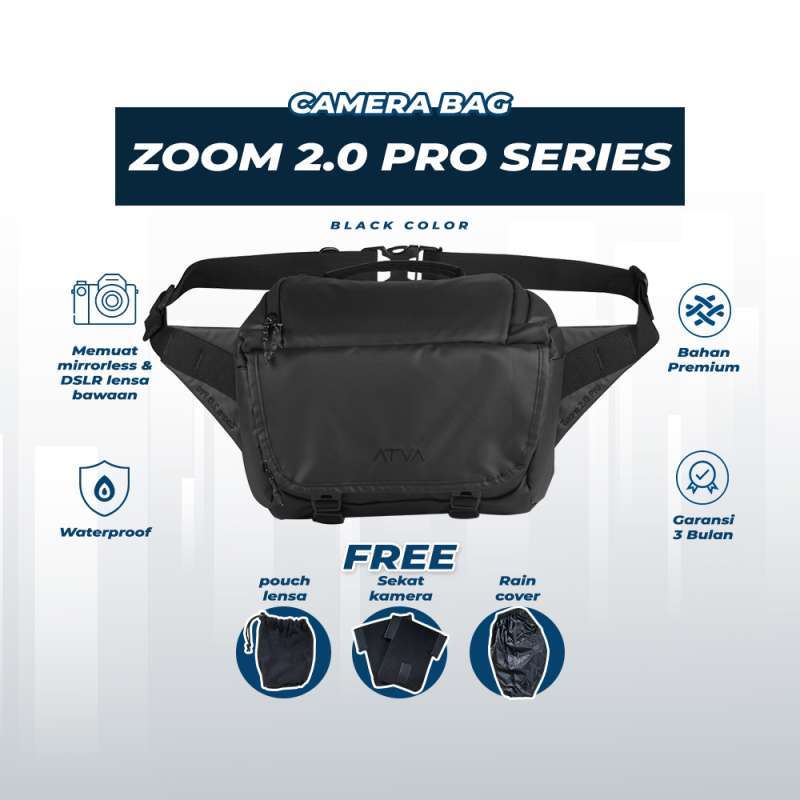 Promo Bags Tas Kamera Selempang Tas Kamera Dslr Tas Kamera Mirrorless Zoom 2 Pro Series Diskon ...