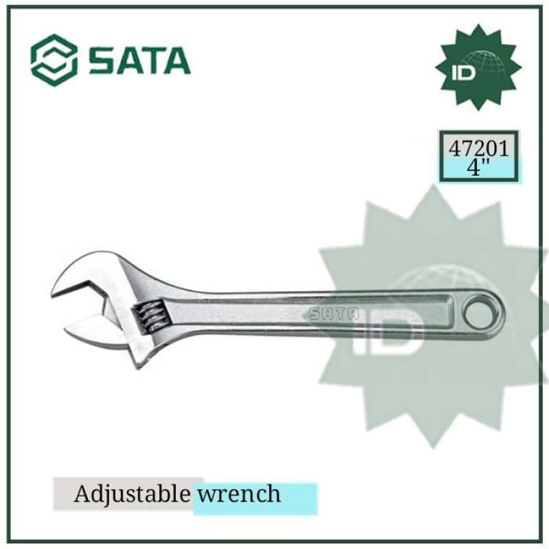 Promo Kunci Inggris 4 Inch 47201 Adjustable Wrench Sata Tools Diskon 23 ...