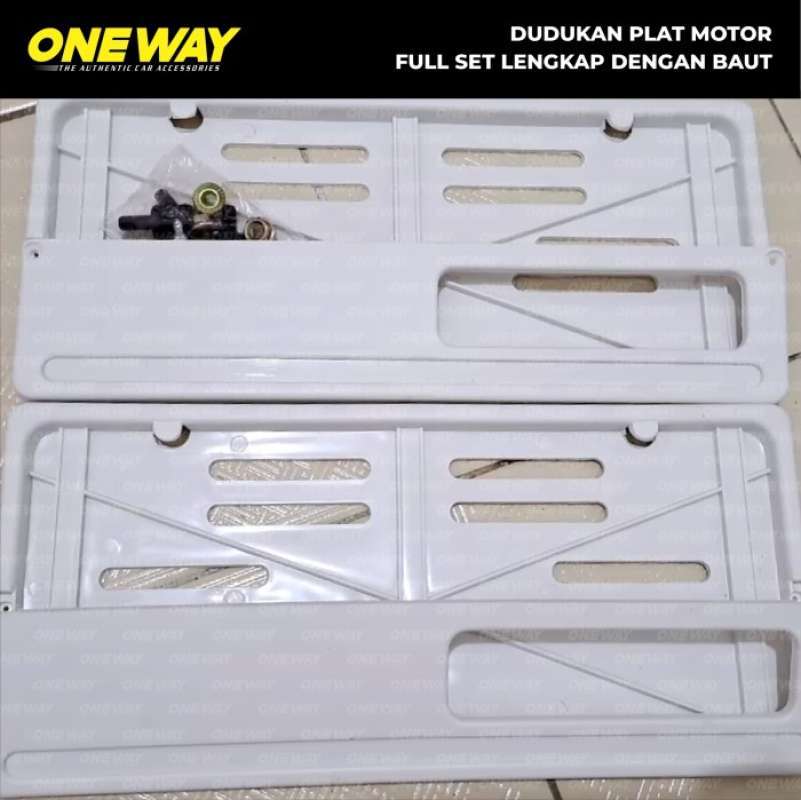 Promo Frame Plat Motor / Dudukan Tempat Plat Nomor Motor / Tatakan Plat ...
