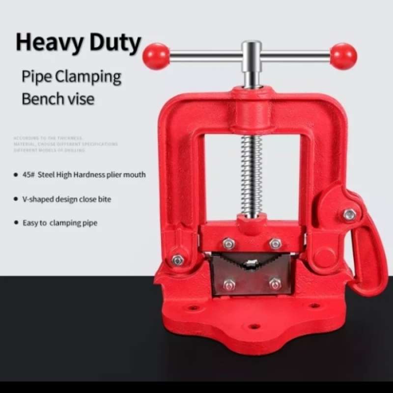 Promo Pipe Vise 2inch / Penjepit Pipa / Ragum Pipa / Catok Pipa 2inch ...