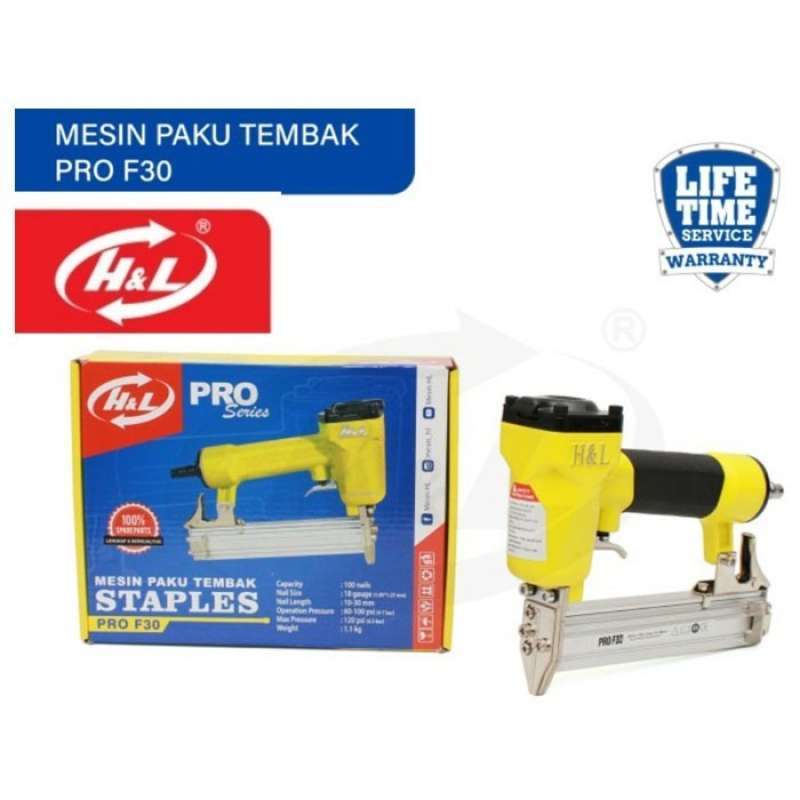 Promo Hl Pro F30 Mesin Paku Tembak Staples Stapler Angin Stapler Diskon ...