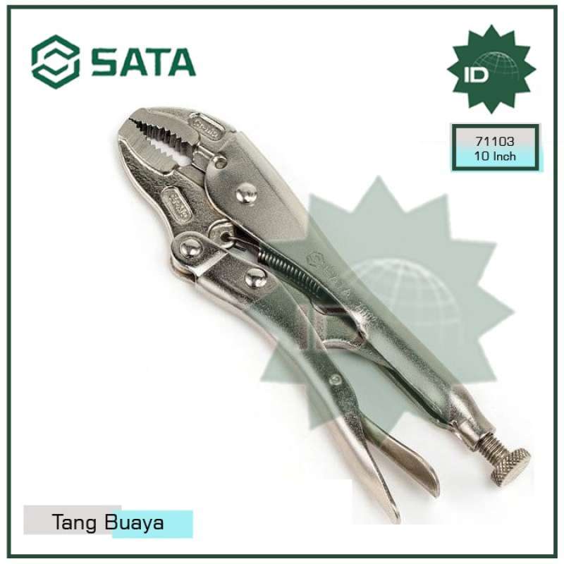Promo Tang Buaya 10 Inch 71103 Tang Jepit Curved Jaw Locking Pliers ...